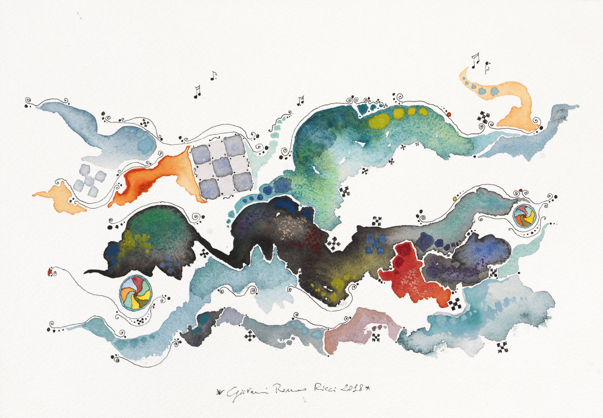 L’espace – Giovanni Romano Ricci Paintings