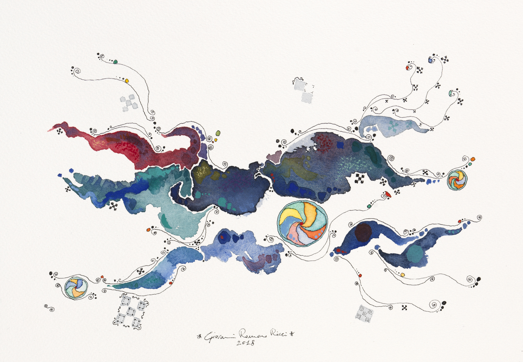 L’espace – Giovanni Romano Ricci Paintings