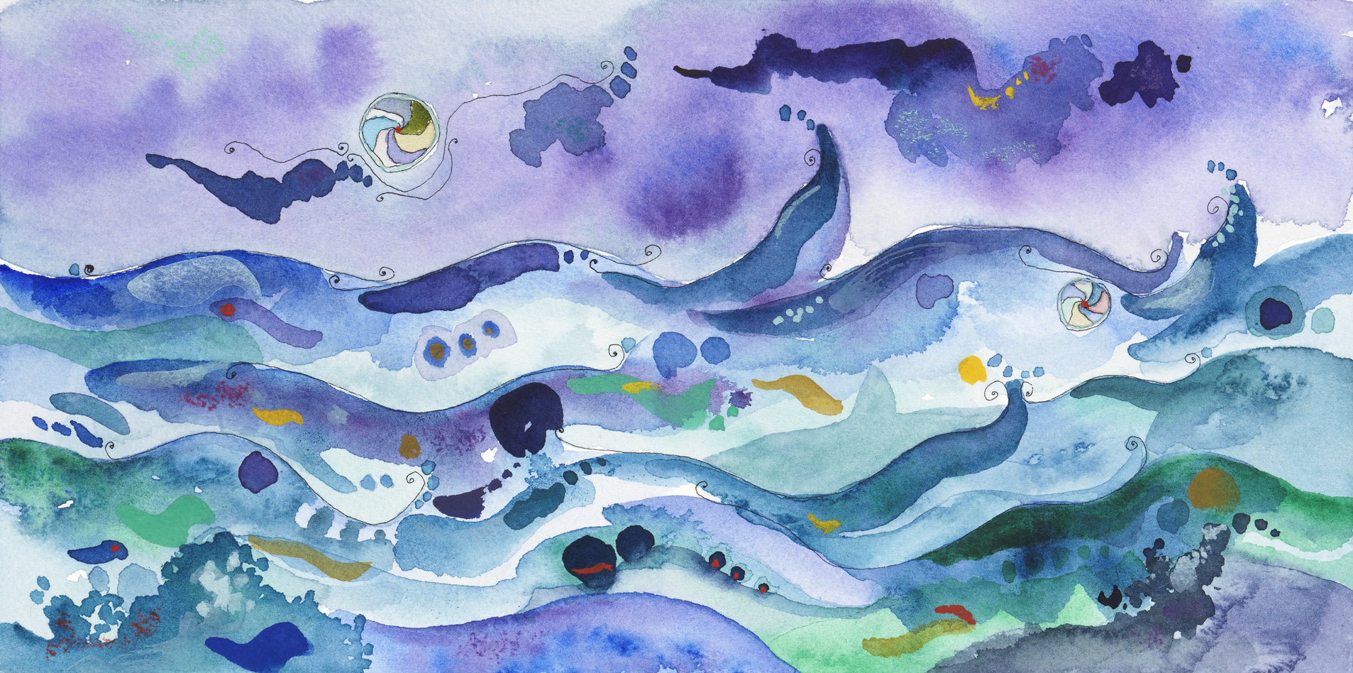 Montagne et mer – Giovanni Romano Ricci Paintings